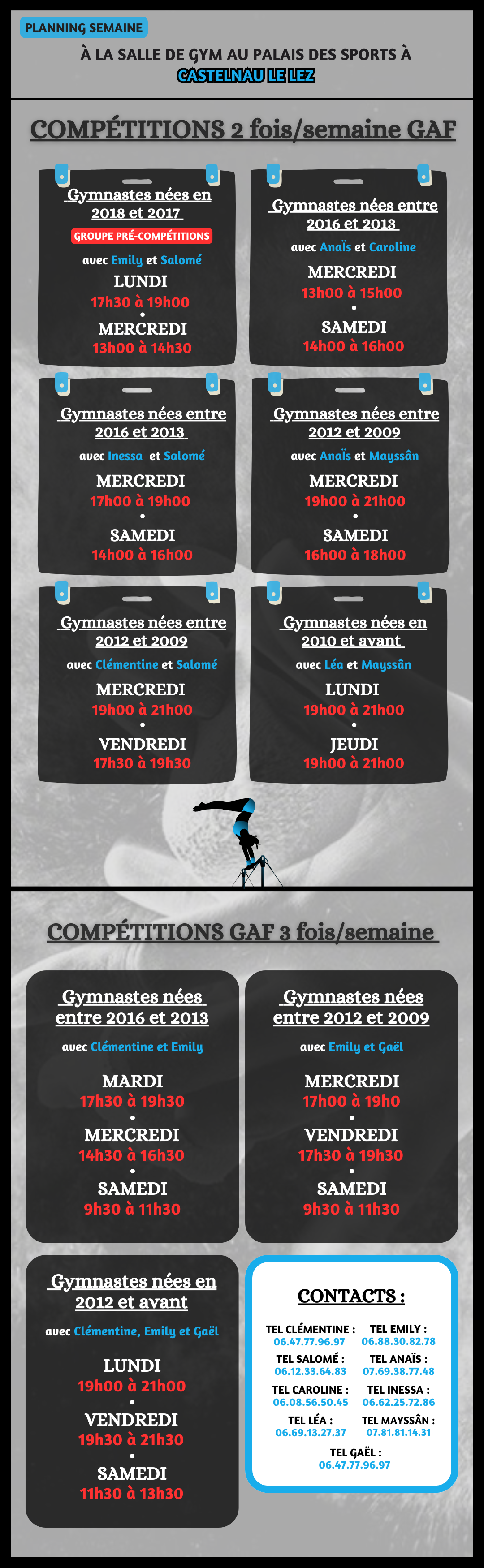 GAF – Compétitions | GSL – GYM SPORTS LOISIRS